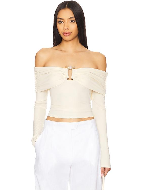 HOUSE OF HARLOW 1960 House of Harlow 1960 x REVOLVE Bentley Off-Shoulder Top